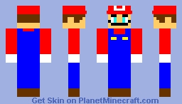 Beautiful Mario Minecraft Skin