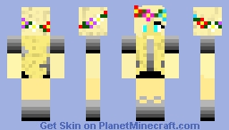Ash girl from Ash tribe Minecraft Skin