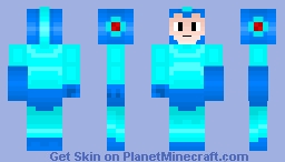Retro Style Megaman Minecraft Skin