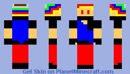 multi color Minecraft Skin
