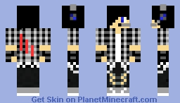 Black Haired Gamer Minecraft Skin