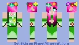 Flower Elf Girl Minecraft Skin