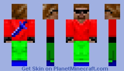 The Swag Man Minecraft Skin