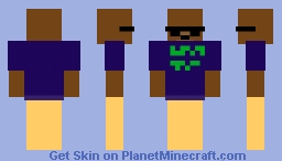 Teddy rubskin (youtuber)with arm coming out Minecraft Skin