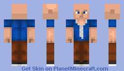 Shaded Bald Guy Minecraft Skin