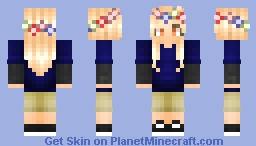 Flower head. Minecraft Skin