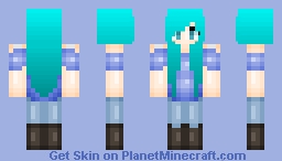 azure Minecraft Skin