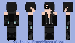 Rwby Cinder Fall stealth outfit (with mask) Minecraft Skin