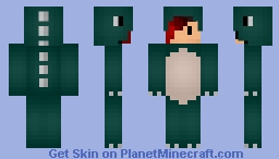 cute boy dino Minecraft Skin