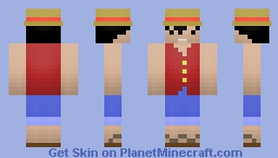 Monkey D Luffy Minecraft Skin