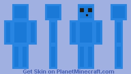 Simple Blue Slime Minecraft Skin