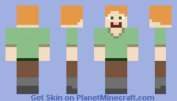 Simplistic Male Alex Minecraft Skin