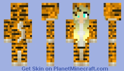 Tiger Girl Minecraft Skin