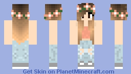 Tumblr girl Rose Minecraft Skin
