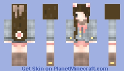 Kawai Sheep Girl Minecraft Skin