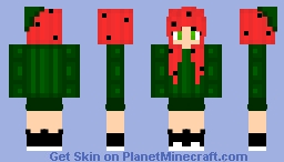 Strawberry Girl Minecraft Skin
