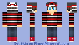 Stripe Boy Minecraft Skin