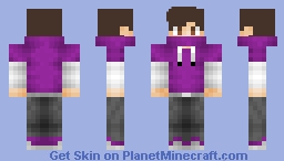 Purple pvper Minecraft Skin