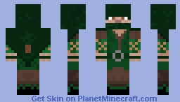 Green Tunic under cover Minecraft Skin