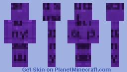 Message in skin form Minecraft Skin