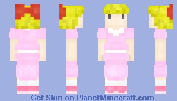 Paula Earthbound Minecraft Skin