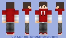 Red pvper Minecraft Skin