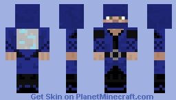 Dark Blue Tunic under cover Minecraft Skin