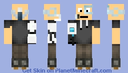 portal human portal gun Minecraft Skin