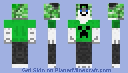Creeper Dog Minecraft Skin