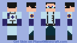 Blu Medic Minecraft Skin