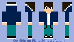 The Blue Hoodie Minecraft Skin