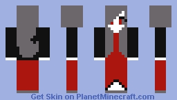 Vampire/goth girl Minecraft Skin