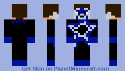 WWE Stardust (Blue & Silver) Minecraft Skin