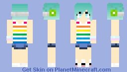 Summer Girl Minecraft Skin