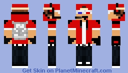 Red Gamer Skin Minecraft Skin
