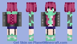 [Ƙυυ∂єяє]Raspberry Mint Minecraft Skin