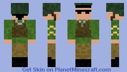 American WW2 Soldier Minecraft Skin