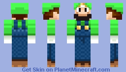 Luigi Minecraft Skin