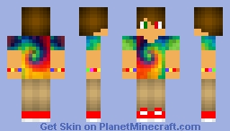 Boss tye dye Minecraft Skin