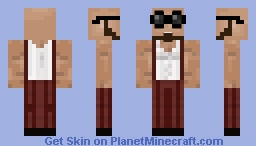 Coat-less Dr. Steel Minecraft Skin