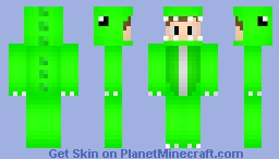 Green Dino Minecraft Skin