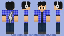 Boy with Wolf Tail Minecraft Skin