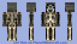 Grim Creepy Minecraft Skin