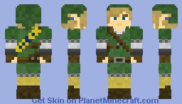 Link LOZ SS Minecraft Skin