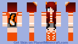 Fox Girl Minecraft Skin