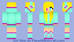 Candy Girl Minecraft Skin