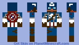 Captain America Minecraft Skin