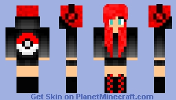 Pokeball Girl Minecraft Skin