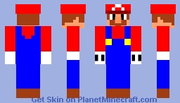 Mario Minecraft Skin
