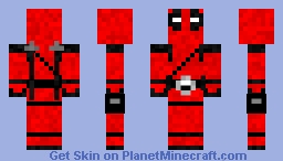 Deadpool Minecraft Skin